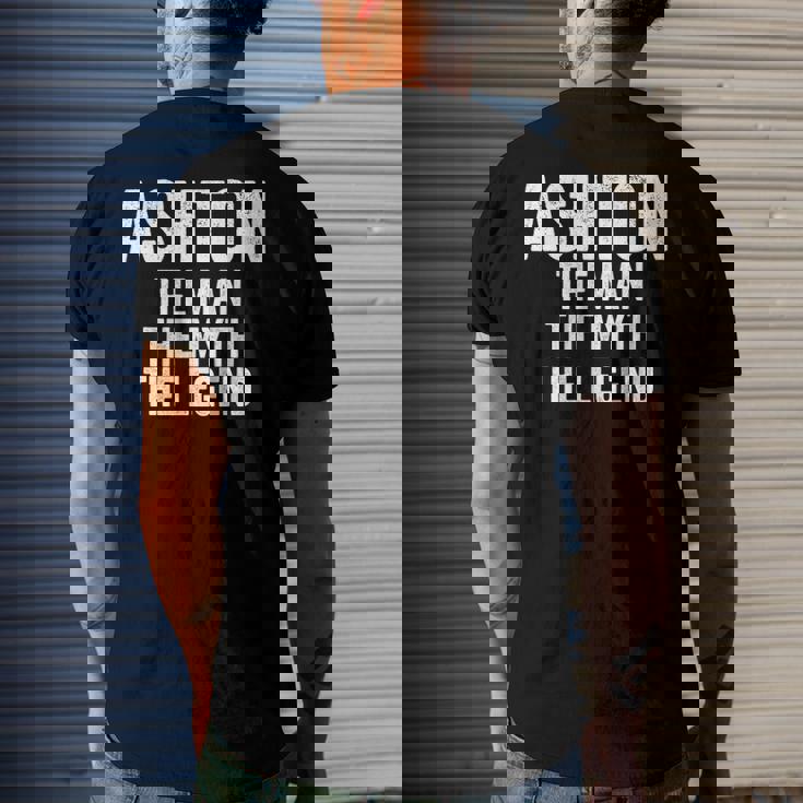 Mens Ashton The Man The Myth The Legend First Name Ashton Men's Back ...