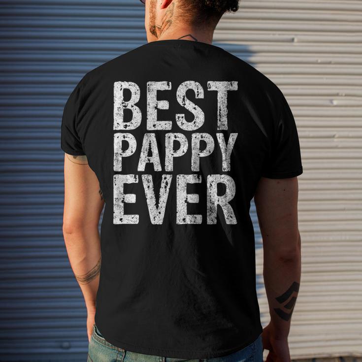 Best Pappy Ever Fathers Day Men's Back Print T-shirt | Mazezy