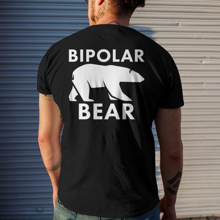 Bipolar Disorder Cute Polar For Mental Warrior Men's Back Print T-shirt ...