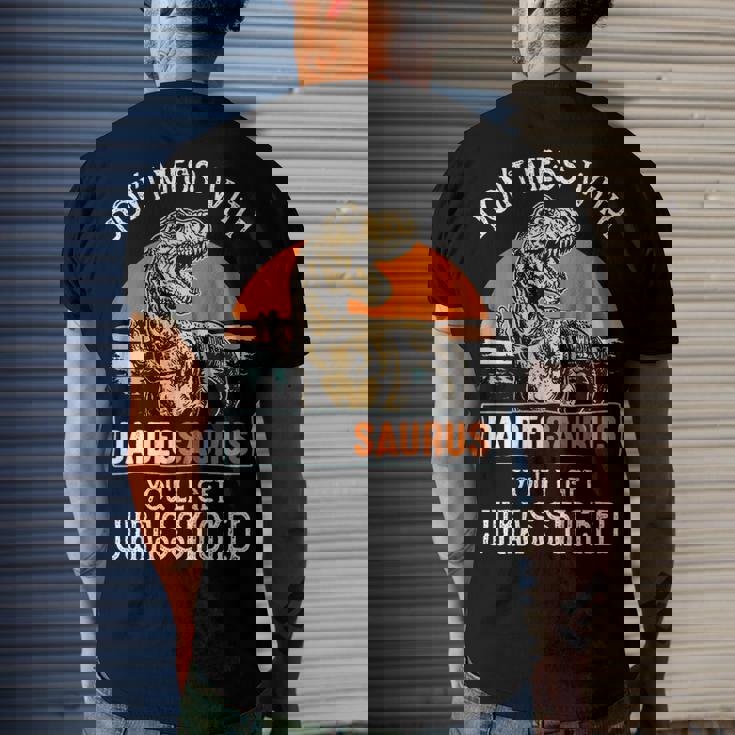 Daideo Grandpa Dont Mess With Daideosaurus Men's T-Shirt Back Print ...