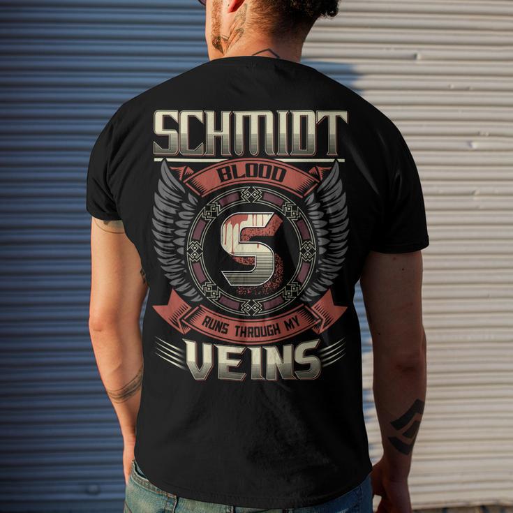 Schmidt Blood Run Through My Veins Name V2 Men's Crewneck Short Sleeve ...