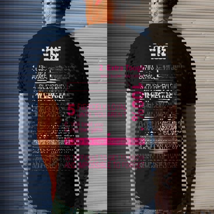 Yost Name Yost Men's T-Shirt Back Print - Seseable