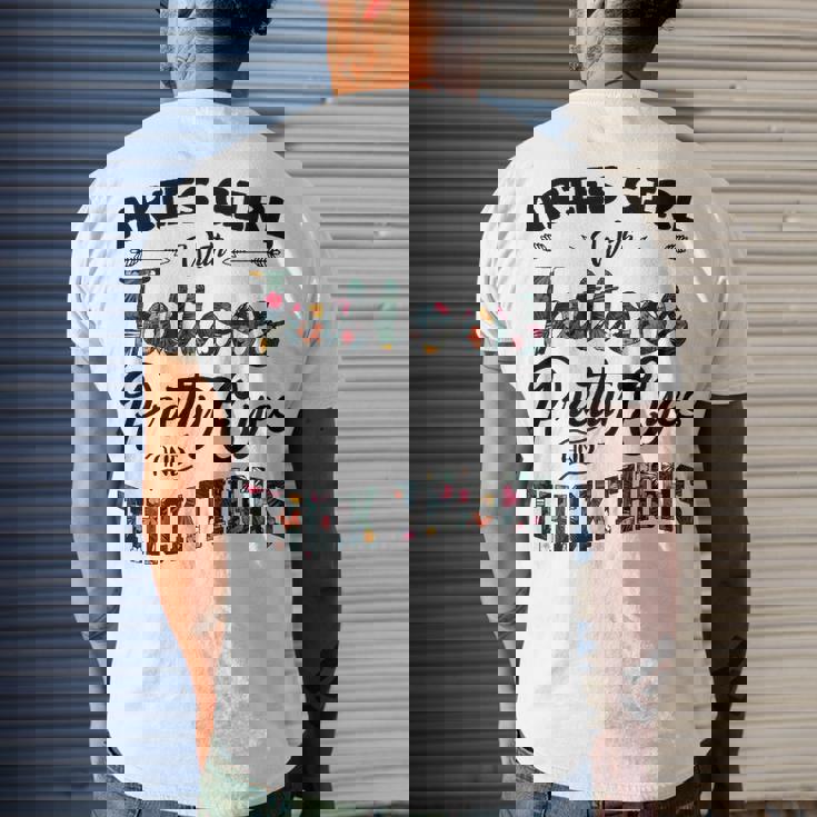 Aries Girl Aries Girl With Tattoos Pretty Eyes And Thick Thighs Men's T ...