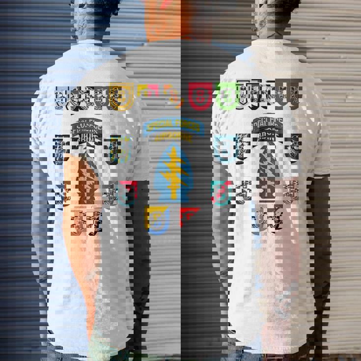 Special Forces Group Airborne Veteran Sfg 4Th Of July Mens Men's Back ...