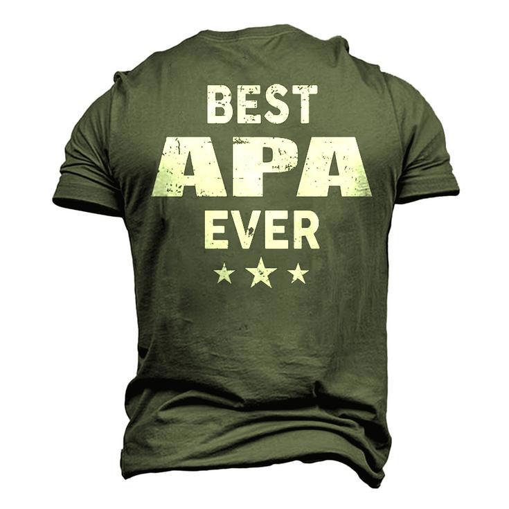 Apa Grandpa Best Apa Ever Men's 3D T-shirt Back Print | Seseable