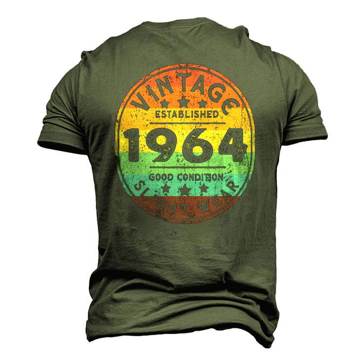 Vintage Established 1964 58Th Birthday Party Retro Men Men's 3D T-Shirt ...