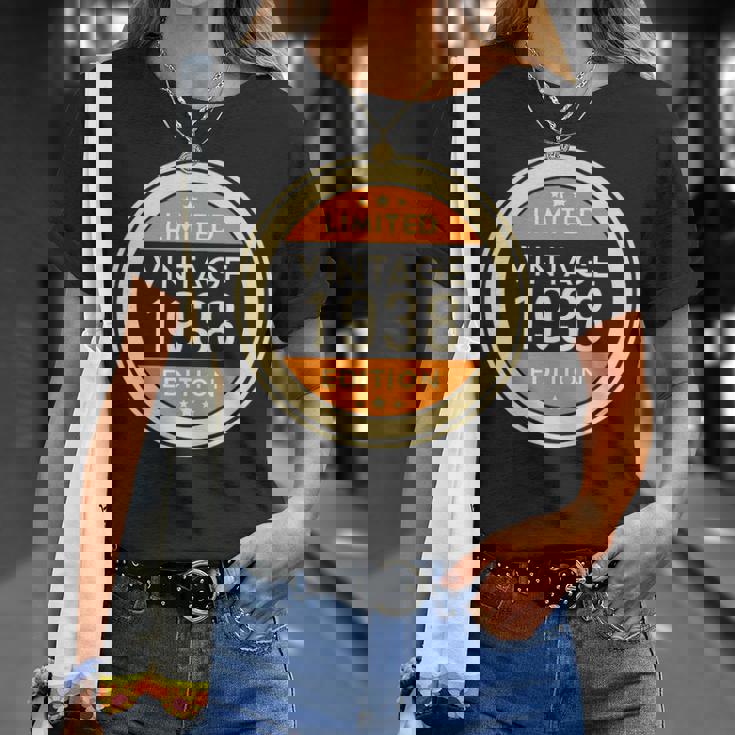 1938 Birthday 1938 Vintage Limited Edition T-Shirt - Seseable