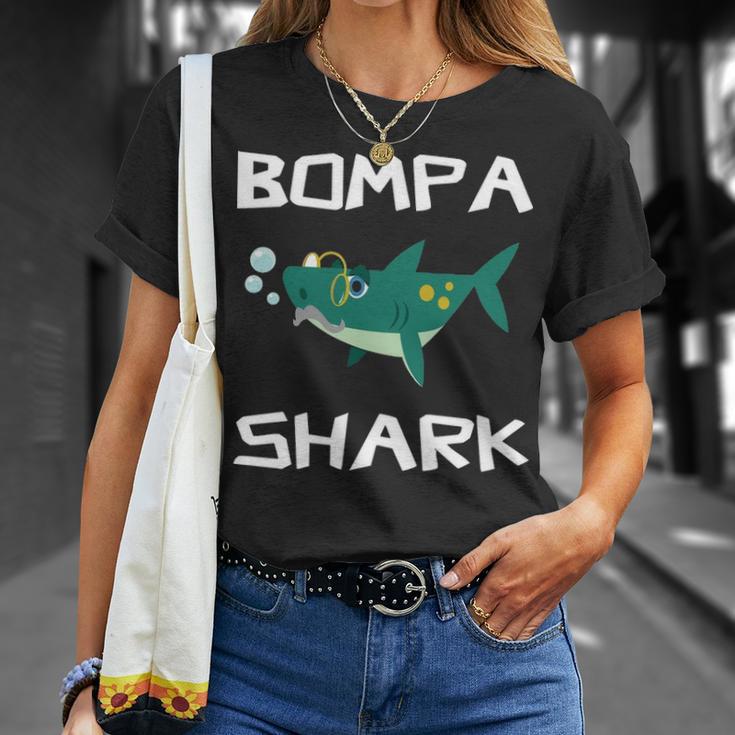 Bompa Grandpa Bompa Shark T-Shirt - Seseable