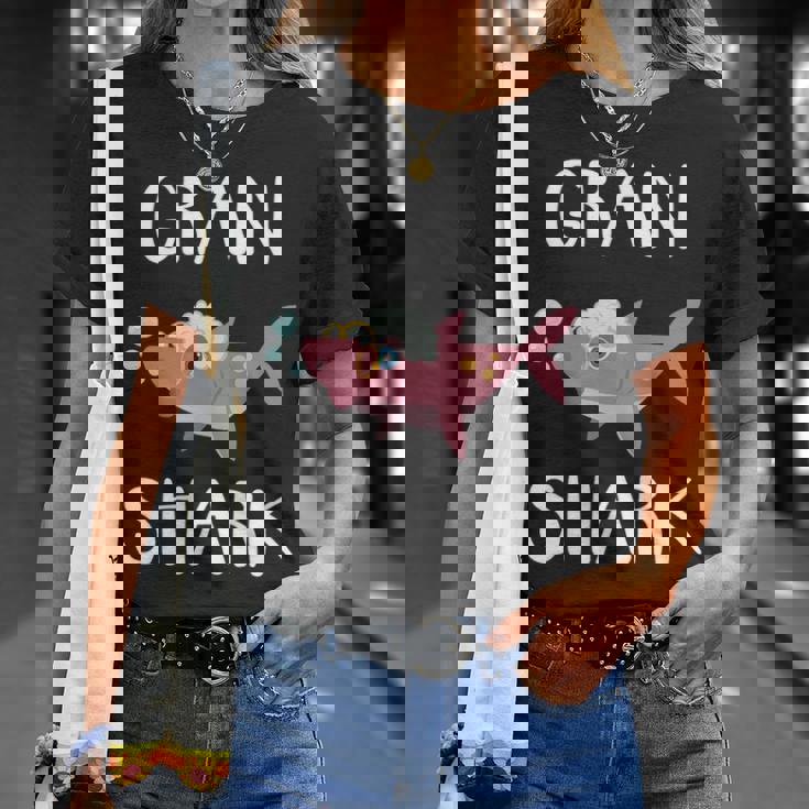 Gran Grandma Gran Shark V2 T-Shirt - Seseable