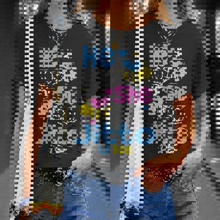 Jitto Grandpa He Or She Jitto To Bee T-Shirt - Seseable