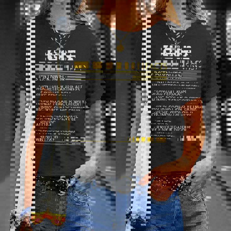 Kenna Name Kenna Facts T-Shirt - Seseable