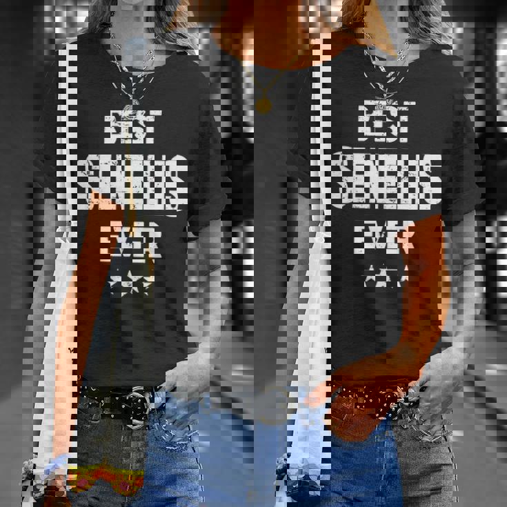 Senelis Grandpa Best Senelis Ever T-Shirt - Seseable