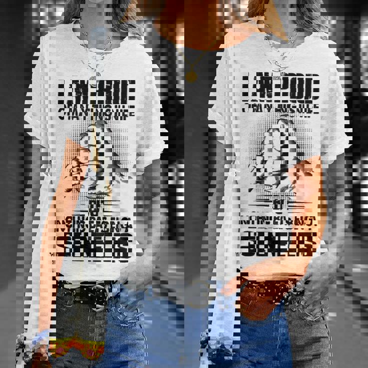 Senelis Grandpa Nothing Beats Being A Senelis T-Shirt - Seseable