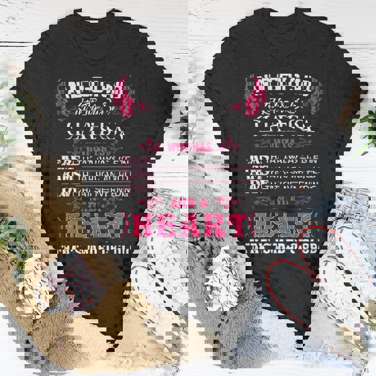 Clarissa Name And God Said Let There Be Clarissa T-Shirt - Seseable