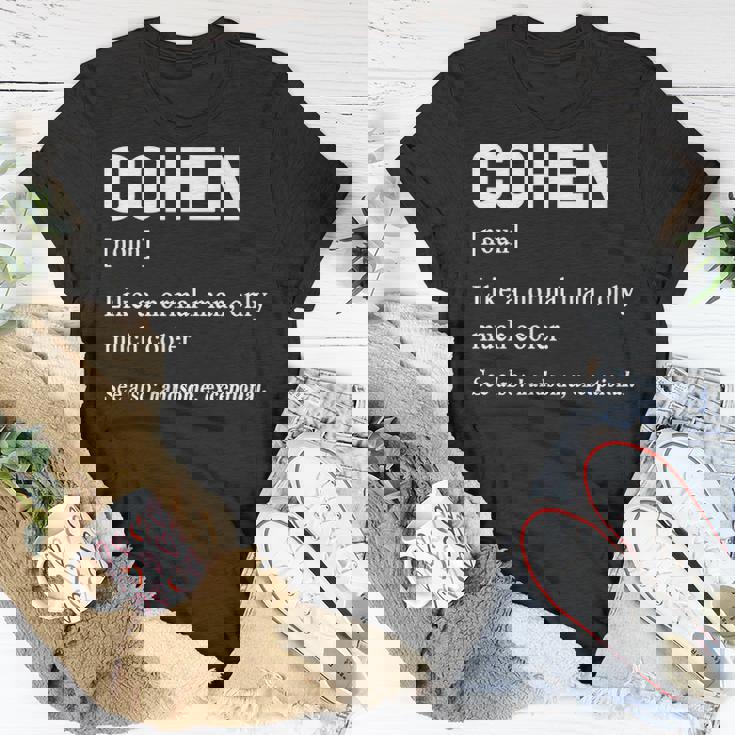 Cohen Name Cohen Definition T-Shirt - Seseable