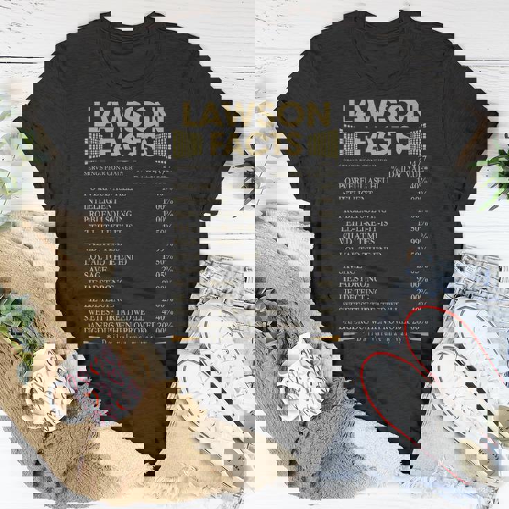 Lawson Name Lawson Facts T-Shirt - Seseable