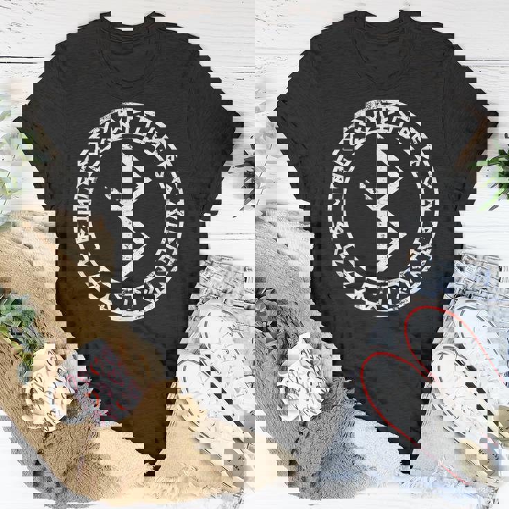 Viking Rune Symbol Elder Futhark Alphabet Berkana T-shirt - Thegiftio UK