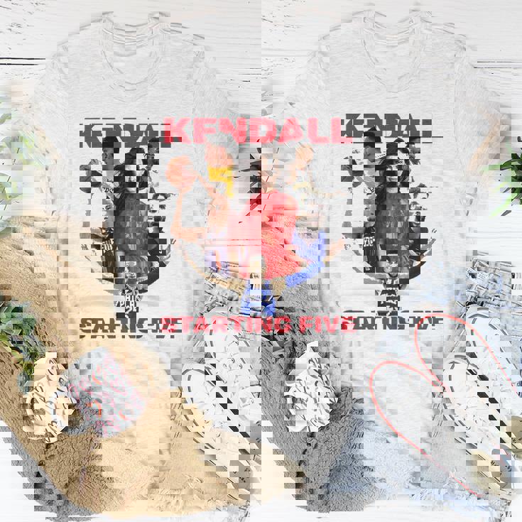 Kendall Starting Five Jenner Team Unisex T-Shirt | Mazezy