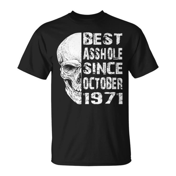 1971 October Birthday V2 Unisex T-Shirt - Seseable