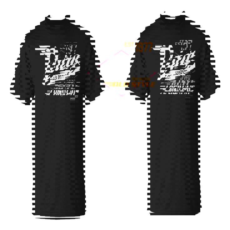 1977 Birthday Est 1977 Vintage Aged To Perfection T-Shirt | Seseable