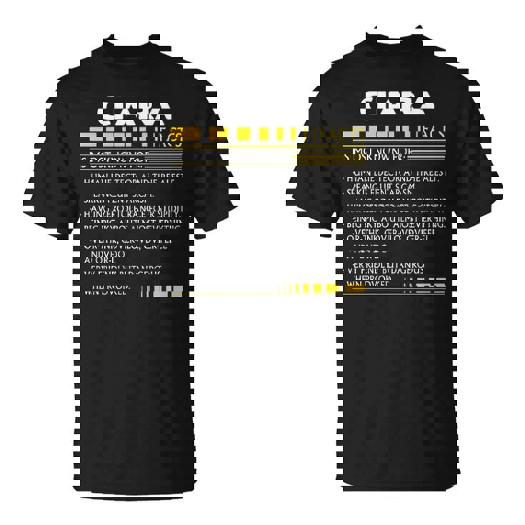 Ciara Name Ciara Facts T-Shirt | Seseable