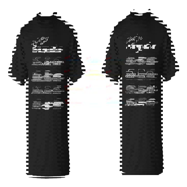 Evolution Of The 60S Impala 1960 Hot Rod Muscle Car Mashup Unisex T ...