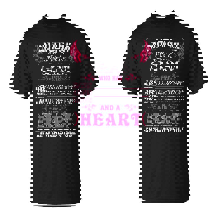 Gram Grandma And God Said Let There Be Gram T-Shirt | Seseable