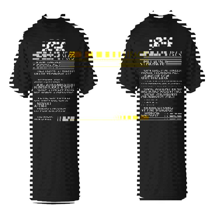 Jayla Name Jayla Facts V2 T-Shirt - Seseable