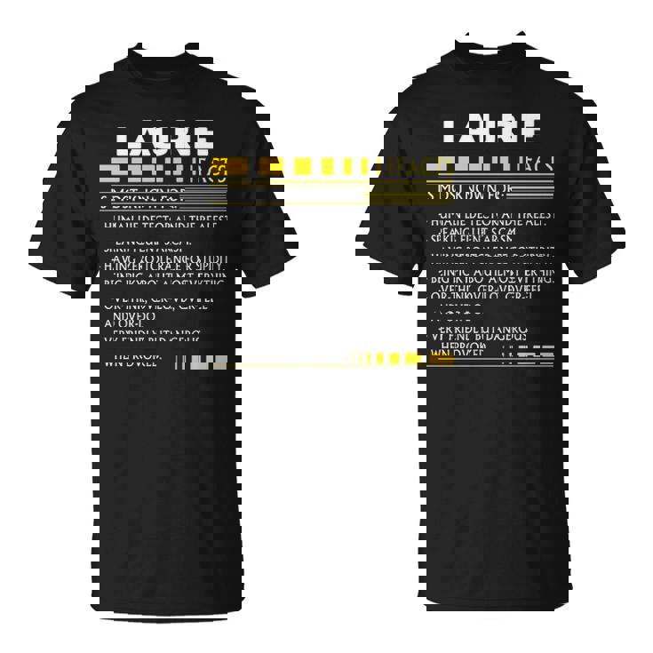 Laurie Name Laurie Facts T-Shirt | Seseable