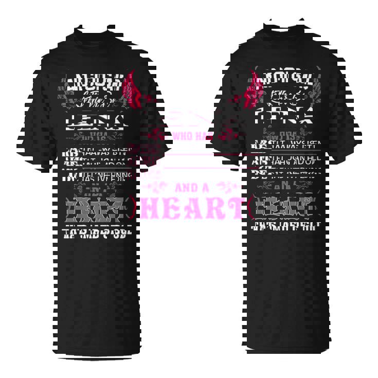 Lena Name And God Said Let There Be Lena T-Shirt | Seseable