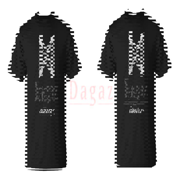 Rune Dagaz Awakening Viking Norse Mythology T-shirt - Thegiftio UK