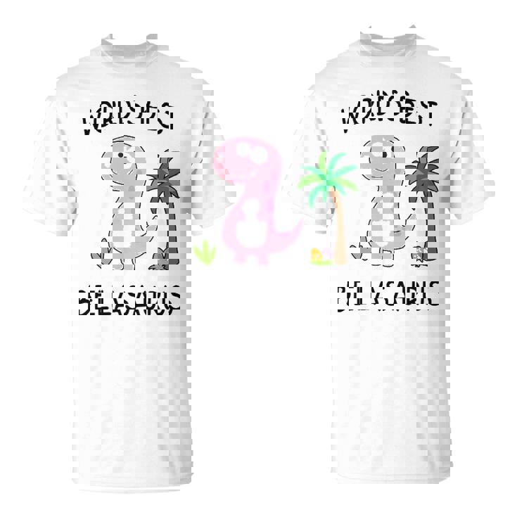Bella Grandma Worlds Best Bellasaurus T-Shirt | Seseable