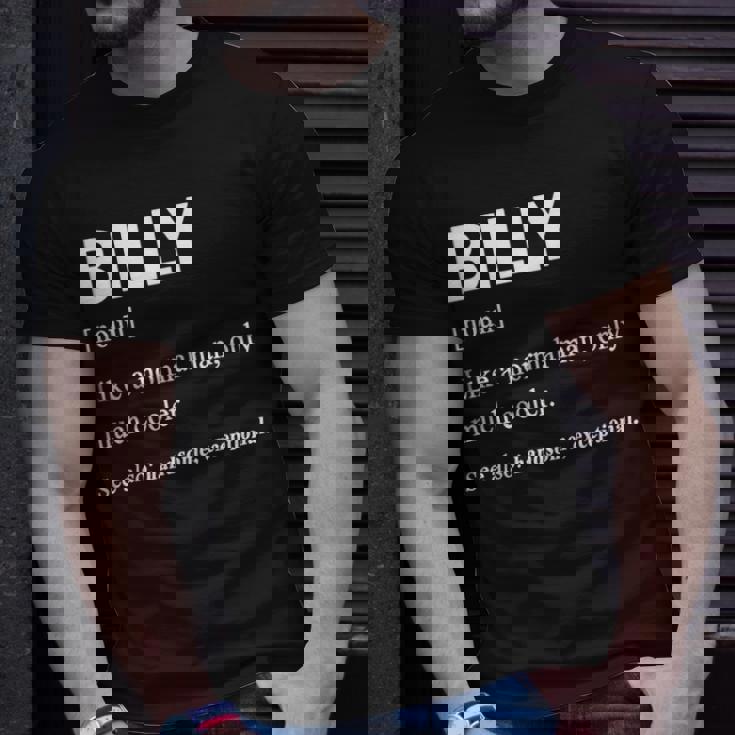 Billy Name Billy Definition T-Shirt - Seseable