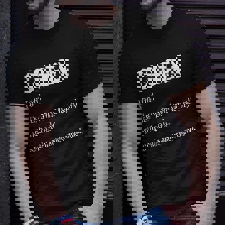 Cohen Name Cohen Definition T-Shirt - Seseable