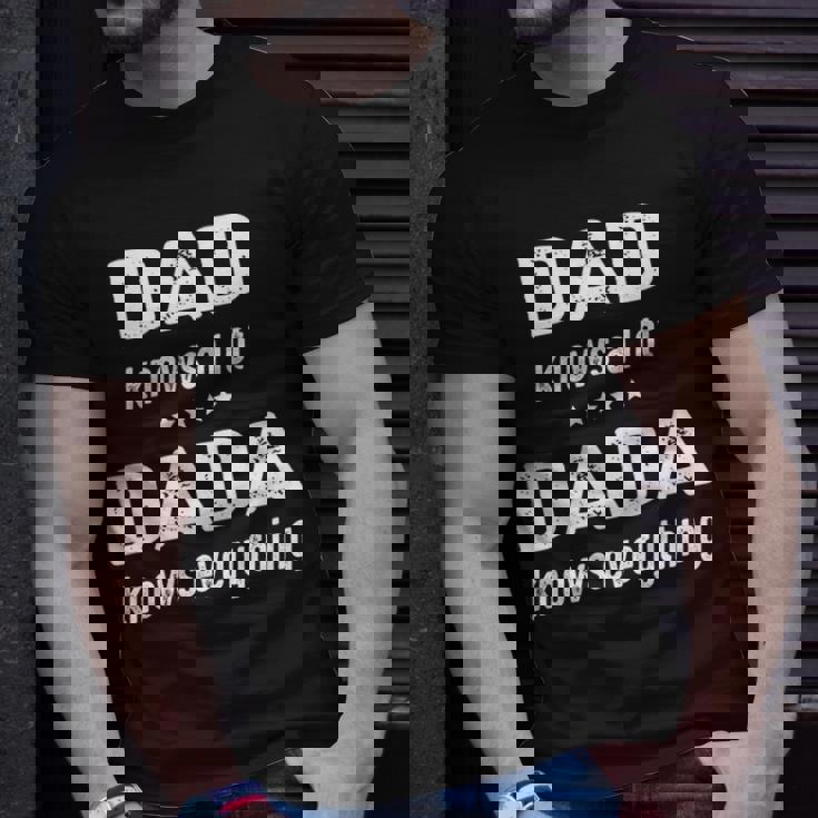 Dada Grandpa Dada Knows Everything T Shirt Seseable