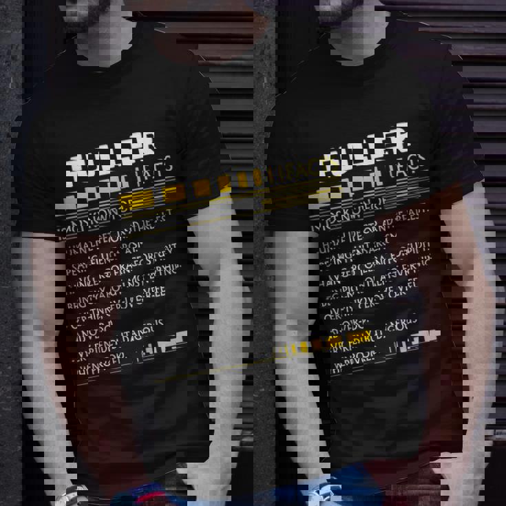 Fuller Name Fuller Facts V2 T-Shirt - Seseable