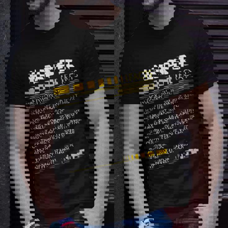Harper Name Harper Facts T-Shirt - Seseable