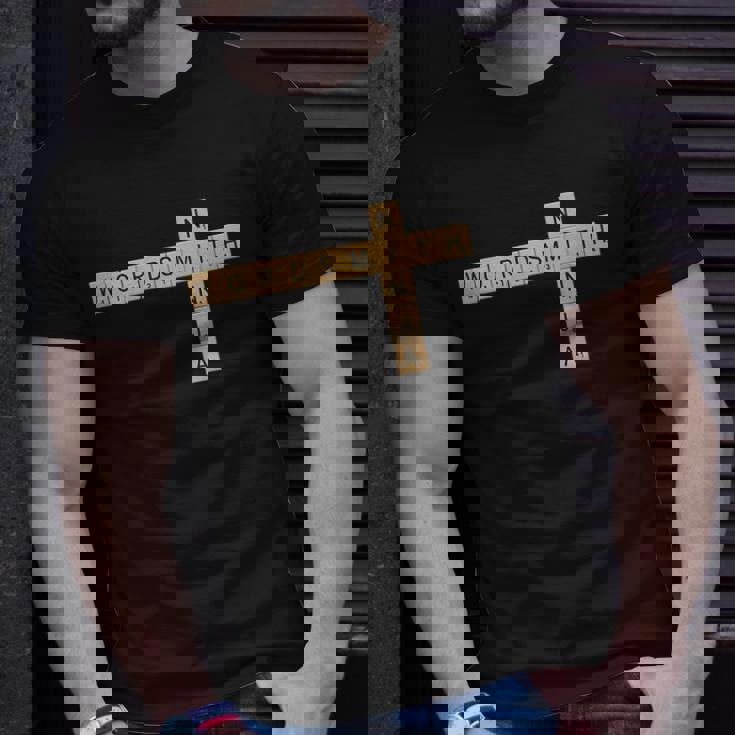 Wordsmith Ninja Letter Blocks Game Funny Witty Gift Scrabble Unisex T ...