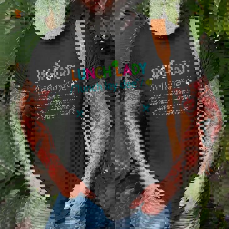 Lunch Lady Definition Funny Lunch Lady Appreciation Unisex T-Shirt | Mazezy