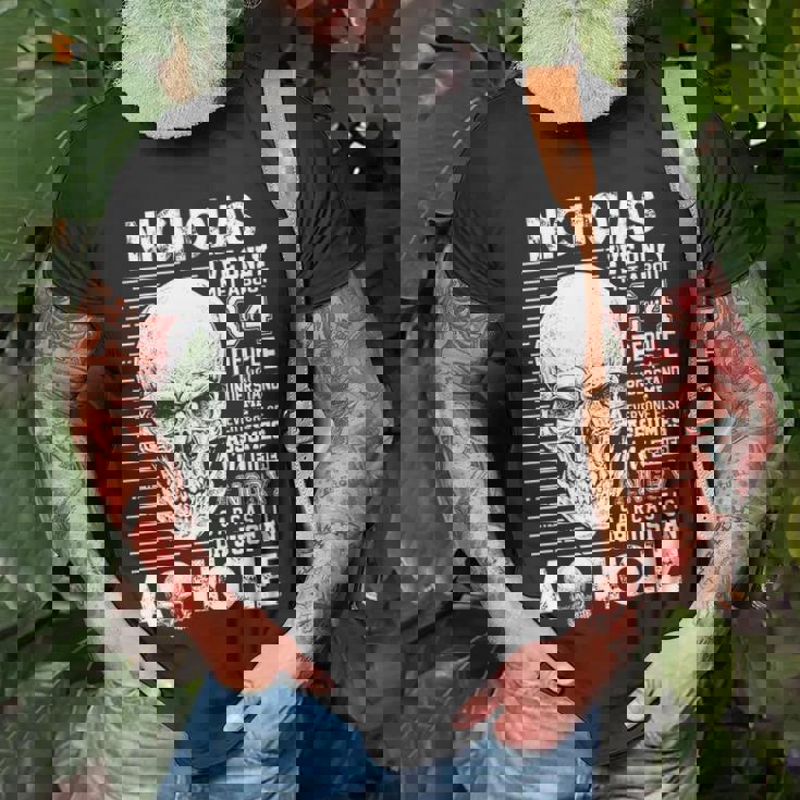 Nicholas Name Nicholas Ive Only Met About 3 Or 4 People T-Shirt - Seseable