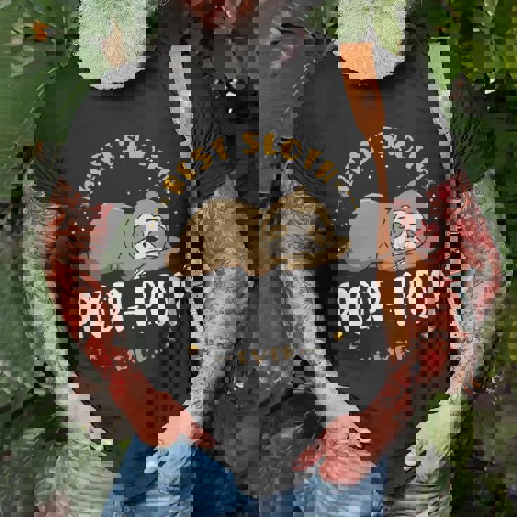 Pop Pop Grandpa Best Sloth Pop Pop Ever V2 T-Shirt - Seseable