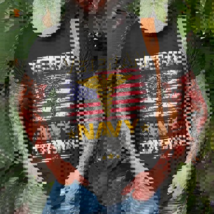 Proud Veteran Navy Corpsman V2 T-shirt - Thegiftio