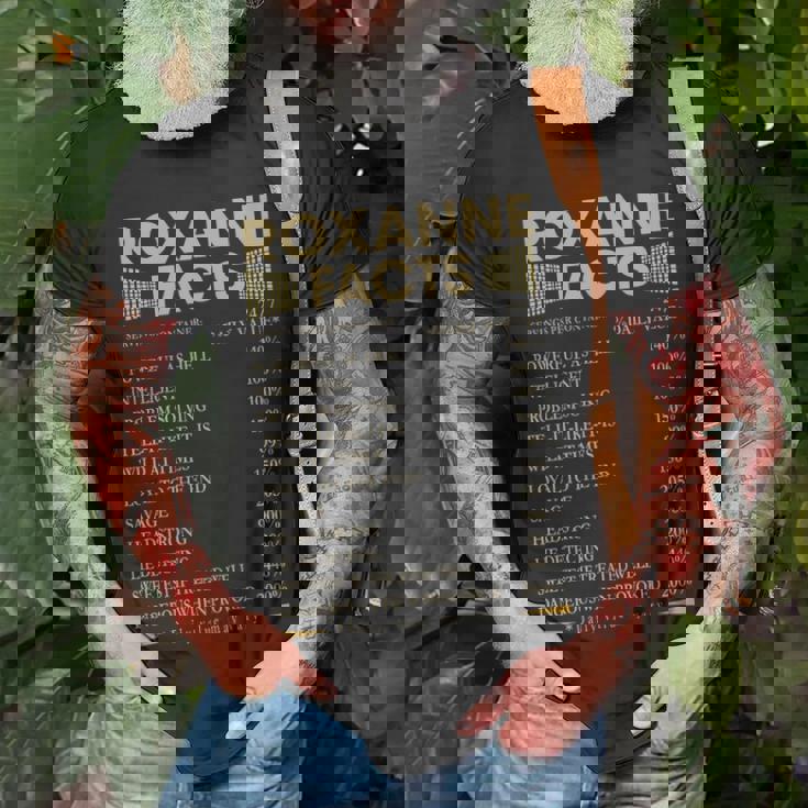 Roxanne Name Roxanne Facts T-Shirt - Seseable