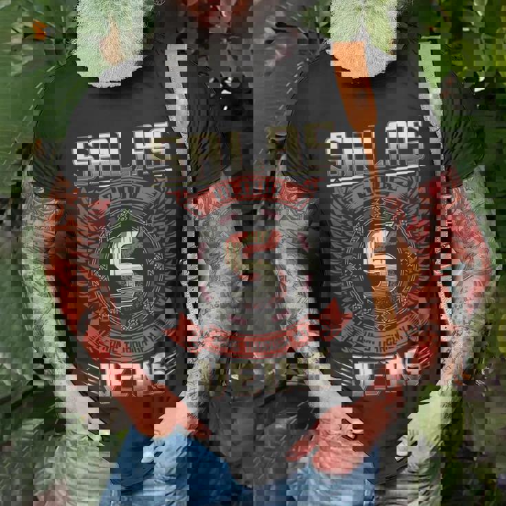 Salas Blood Run Through My Veins Name V3 Unisex T-Shirt - Seseable