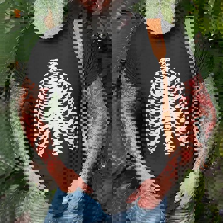 Skeleton Rib Costume Halloween Skeleton Bones Costume Unisex T-Shirt ...