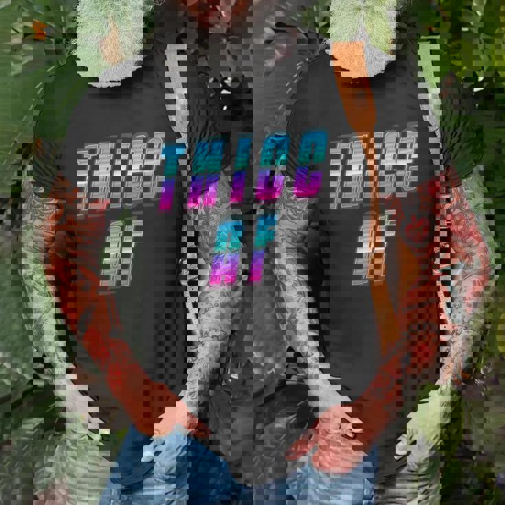 Thicc Af For Sexy Curvy Women Unisex T-Shirt | Mazezy