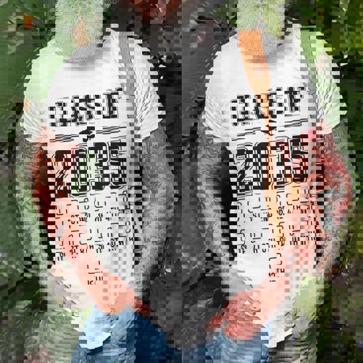 Class Of 2035 Grow With Me First Day Of School Check Mark T-shirt ...