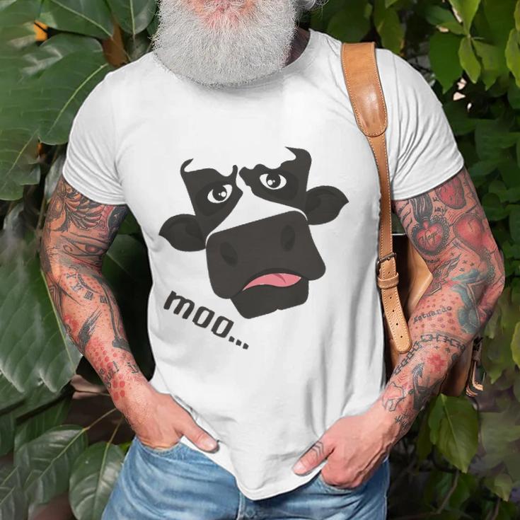 Funny Milk Cow Moo Farm Animal Unisex T-Shirt | Mazezy