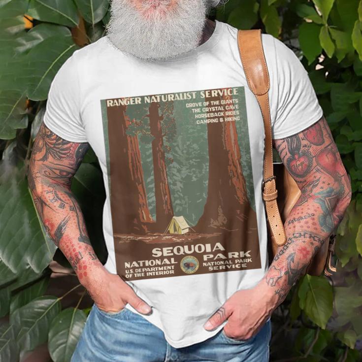 Sequoia National Park Camping In The Redwood Forest T-shirt - Thegiftio