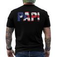 Puerto Rico Papi Flag Puerto Rican Boricuas Men's Back Print T-shirt ...